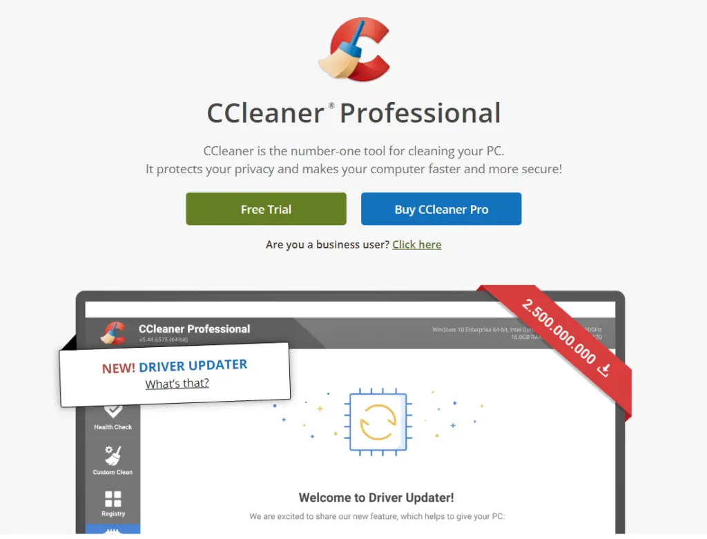 CCleaner Pro Review - คุณสมบัติใหม่และยูทิลิตี้อัพเดตไดรเวอร์ - Ok Tech ...